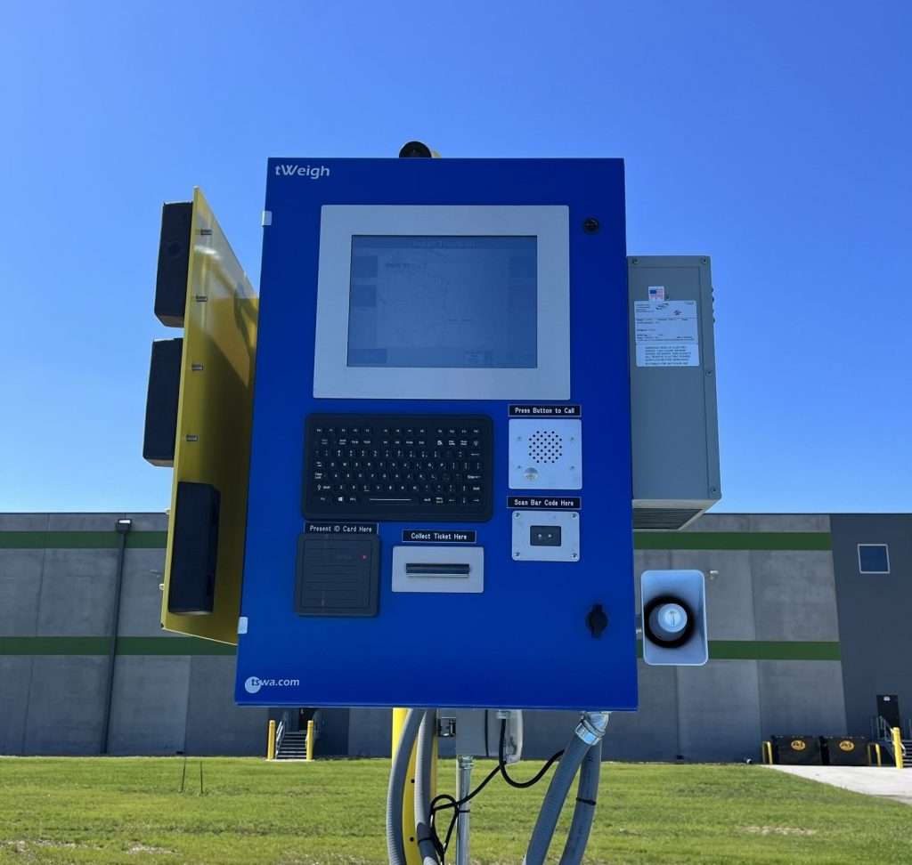 tWeigh Unattended Truck Scale Kiosk